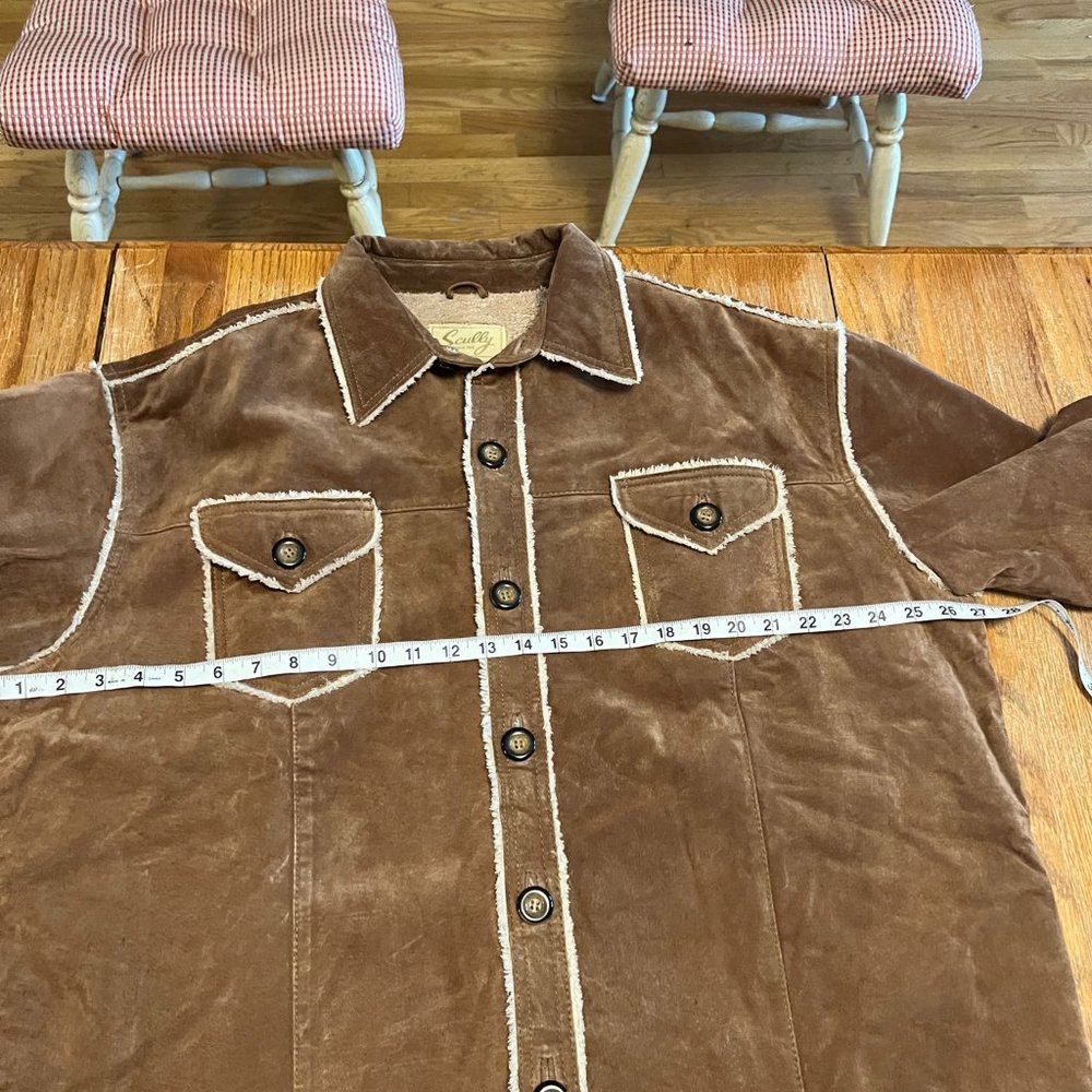 Scully Men's Xl Full Button Jacket. Shell: Genuine Le… - Gem